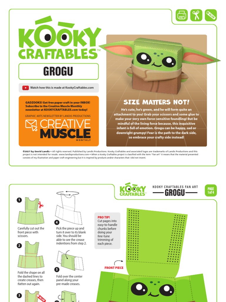 KookyCraftablesTM Grogu | PDF