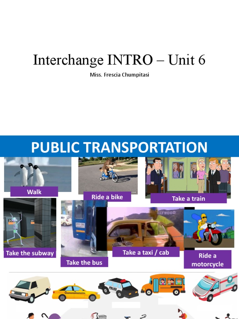 Interchange Intro: Unit 6 Overview | PDF | Language Arts & Discipline