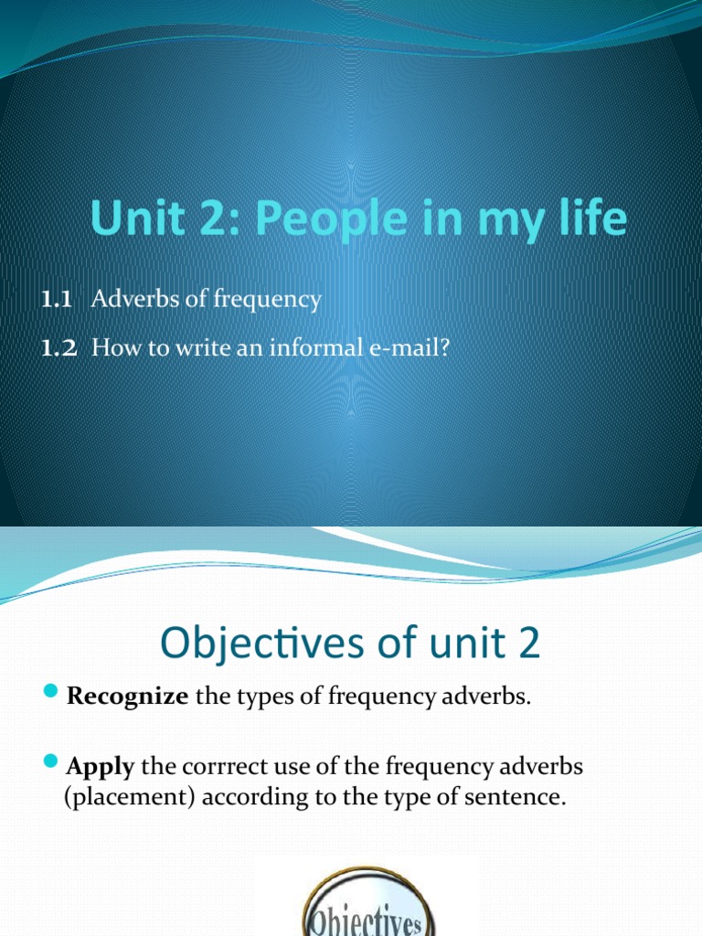 Unit 1 English 3 Frequency Adverbs and Simple Present Vs Present ...