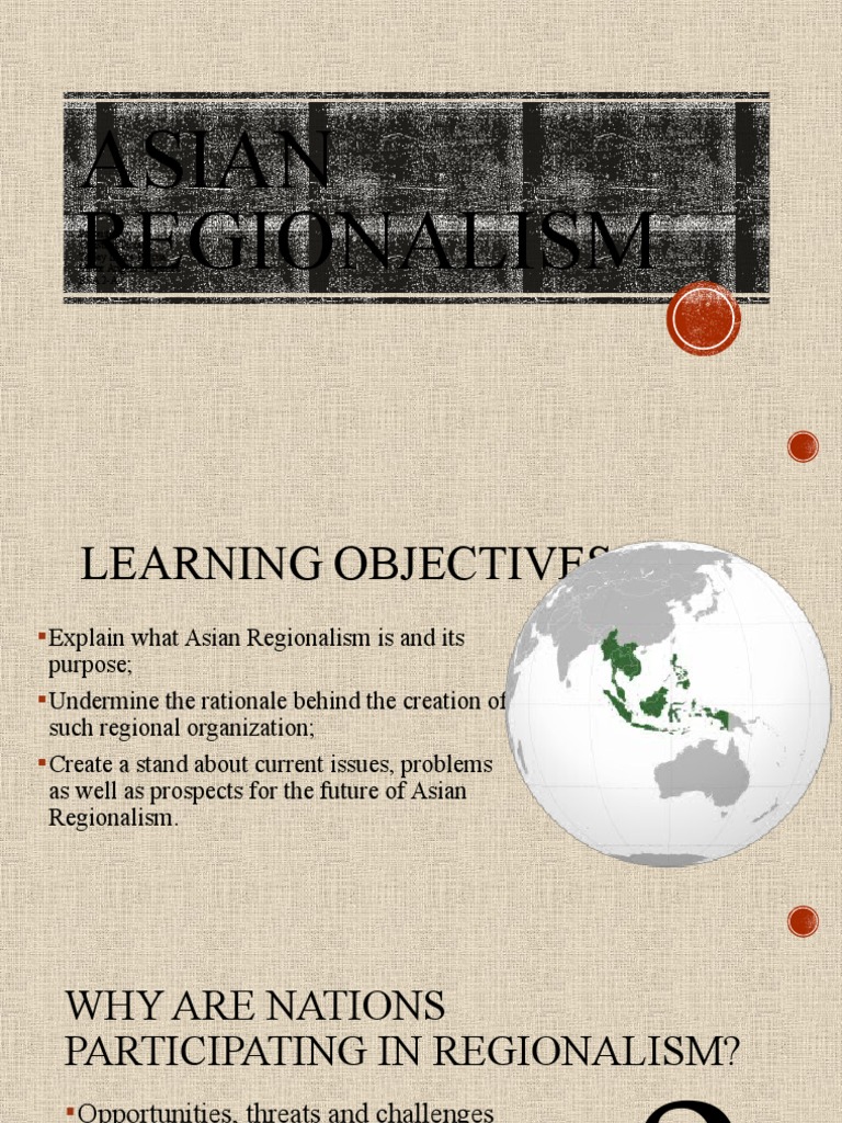 Understanding Asian Regionalism: An Overview of Key Concepts ...