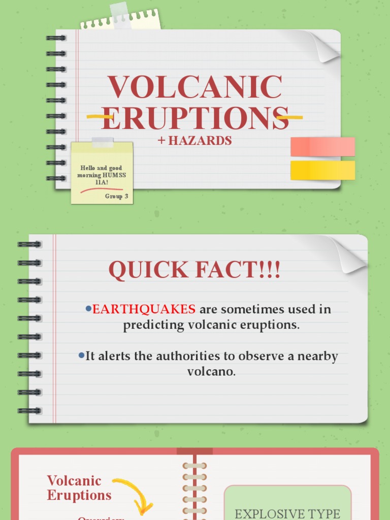 Volcanic Eruptions: + Hazards | PDF | Volcano | Types Of Volcanic Eruptions