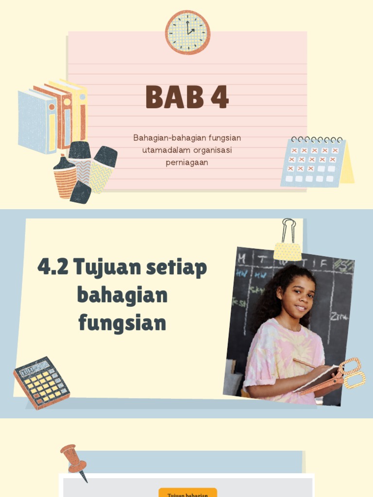 Perniagaan Bab 4 Bahagian-Bahagian Fungsian Dalam Organisasi | PDF