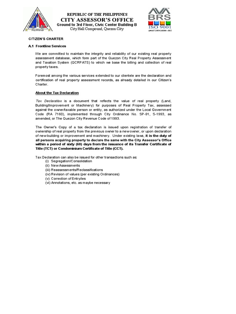 QC Government - Transfer of Ownership | PDF | Real Estate Broker | Taxes