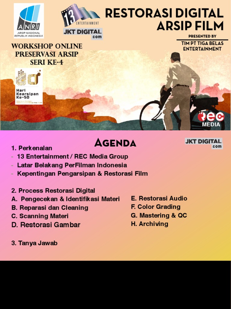 Preservasi Arsip Restorasi Digital Arsip Film | PDF