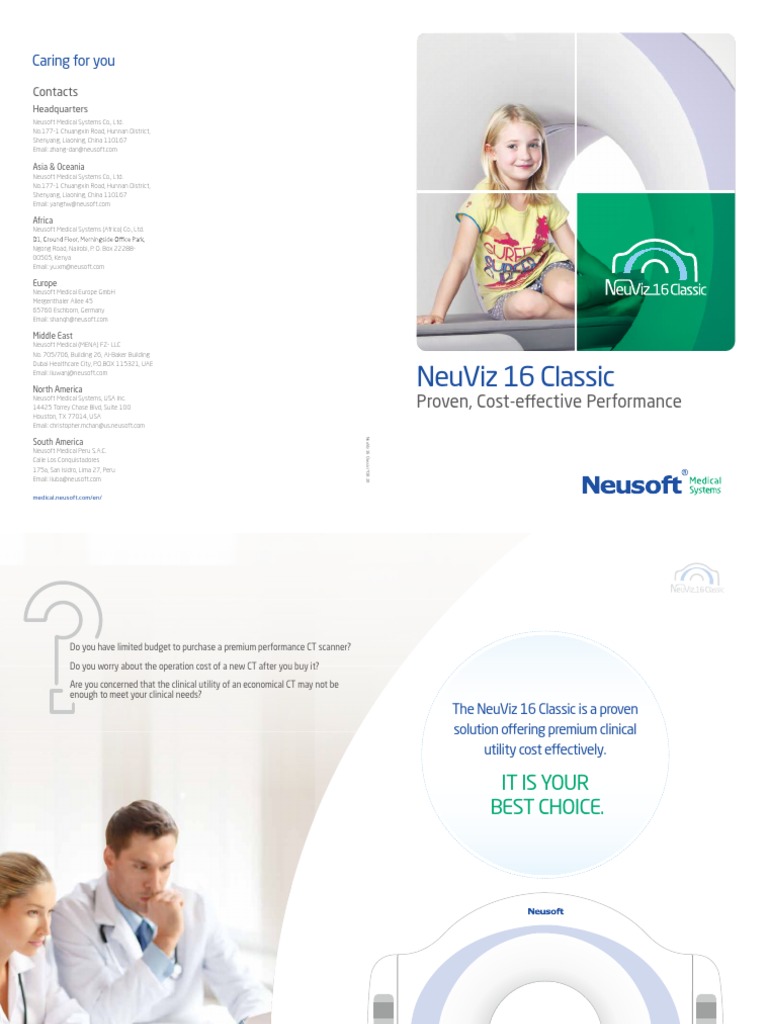 NeuViz 16 Classic CT Scanner Overview | PDF | Medical Imaging | X Ray
