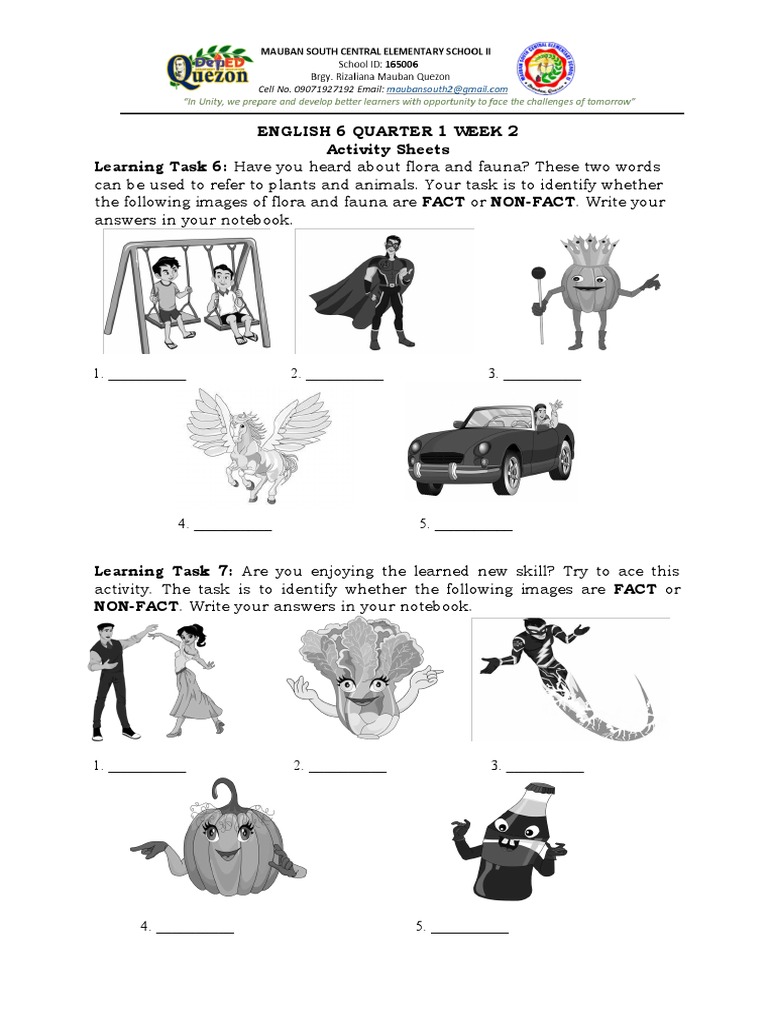 English 6 Quarter 1 Week 2.. | PDF