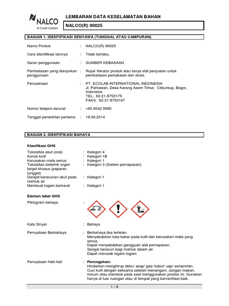 Bahaya dan Sifat Amonium Hidroksida | PDF | Kesehatan Holistik