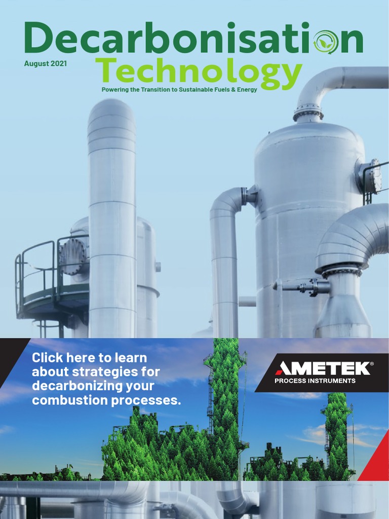 Decarbonisation Technology August Issue | PDF | Cracking (Chemistry ...