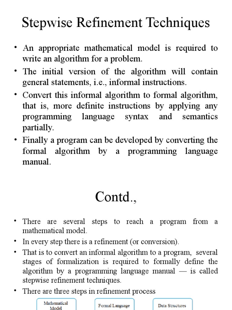 Stepwise Refinement Techniques | PDF | Software Testing | Algorithms