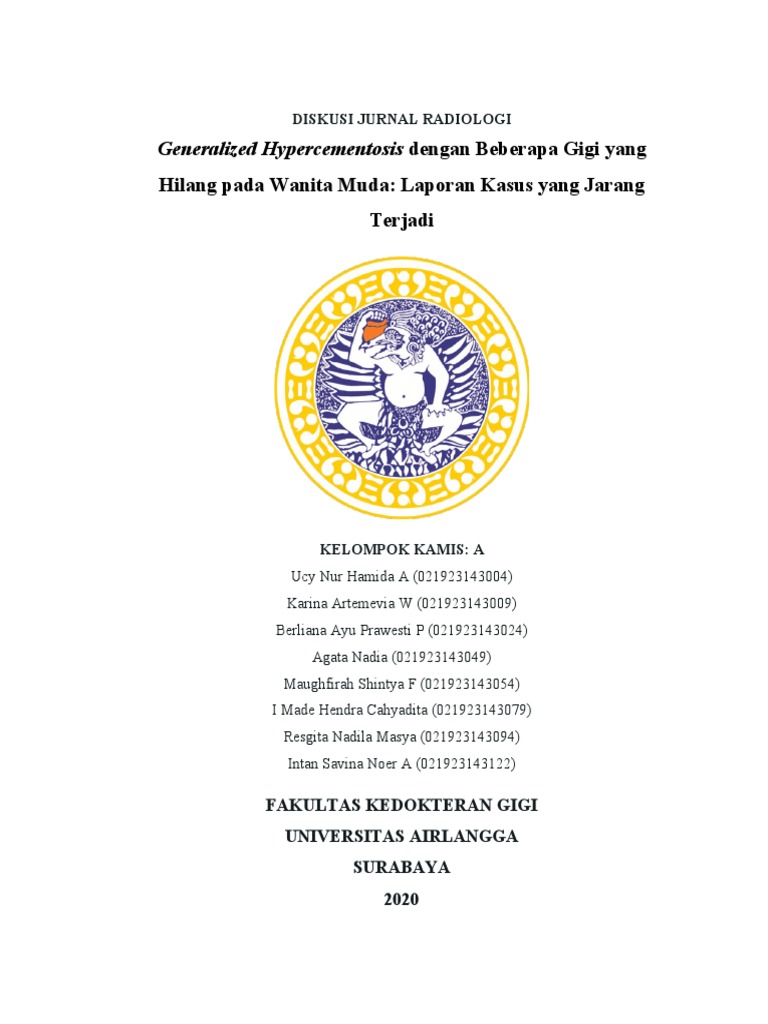 Generalized Hypercementosis | PDF