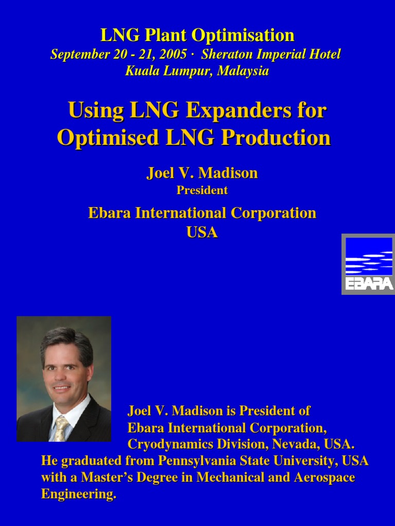 Using LNG Expanders For Optimised LNG Production | PDF | Liquefied ...