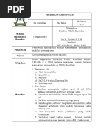 Rumus Pemberian Obat Farmabes Dengan Syring Pump | PDF