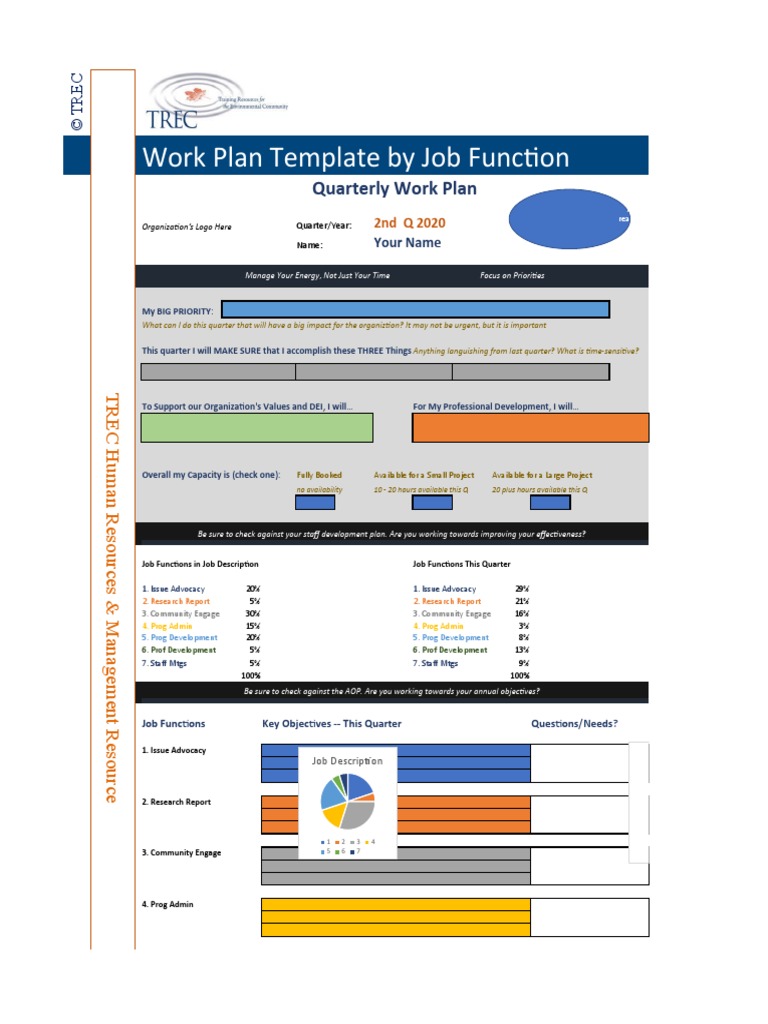 Free Project Work Plan Template in Excel | PDF