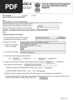 Aoc 1 | PDF | Joint Venture | Balance Sheet