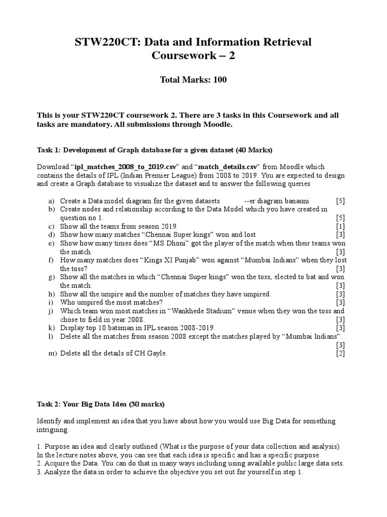 Coursework 2 - Regular | PDF | Information Retrieval | Computer Data