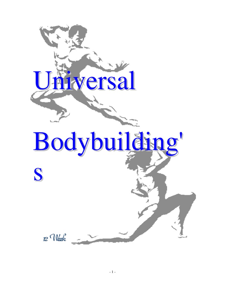 Universal Bodybuilding's 12 Week Program | PDF | Foods | Food And Drink