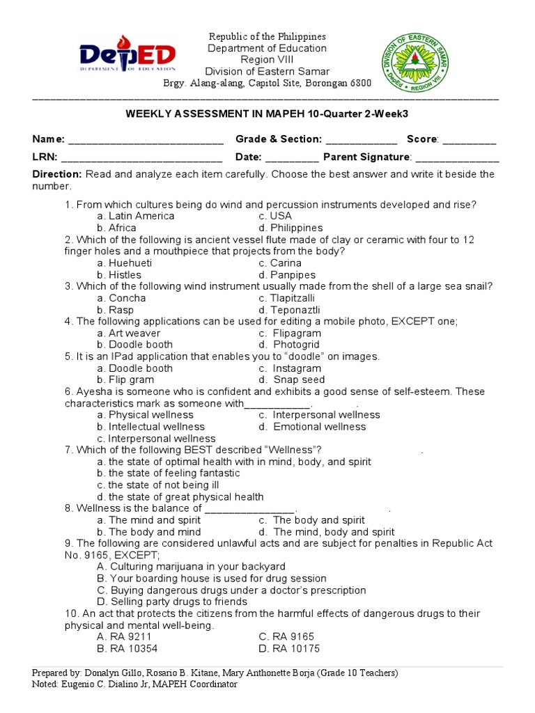 Prepared By: Donalyn Gillo, Rosario B. Kitane, Mary Anthonette Borja ...