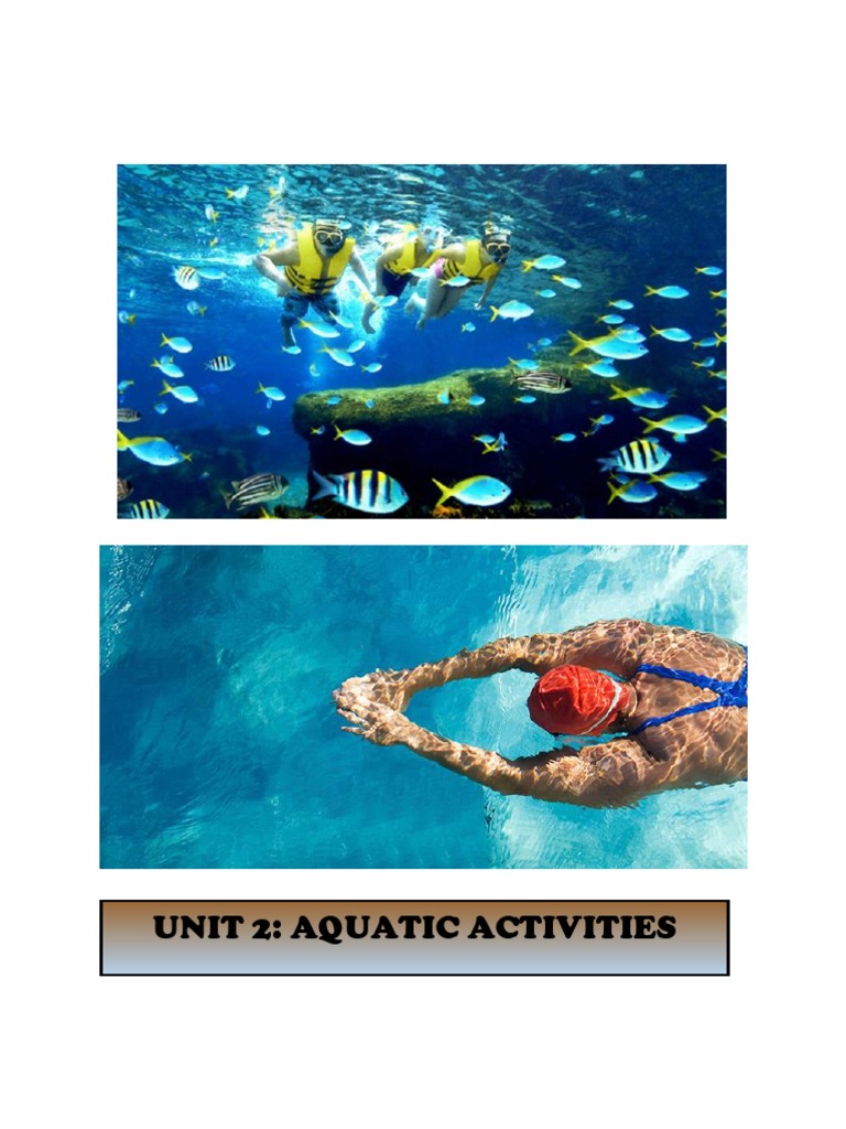 Unit 2 Aquatic Activities Snorkeling Scuba Diving | PDF | Scuba Diving ...