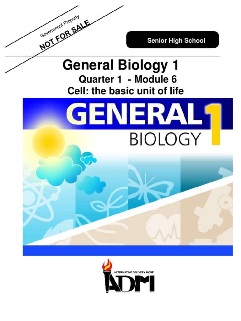 General Biology 1: Quarter 1 - Cell: The Basic Unit of Life | PDF ...