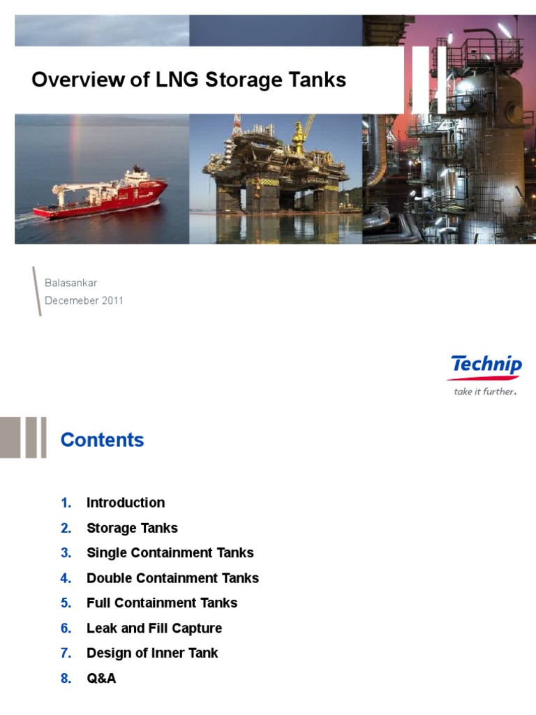 Overview of LNG Storage Tank | PDF | Liquefied Natural Gas | Cryogenics