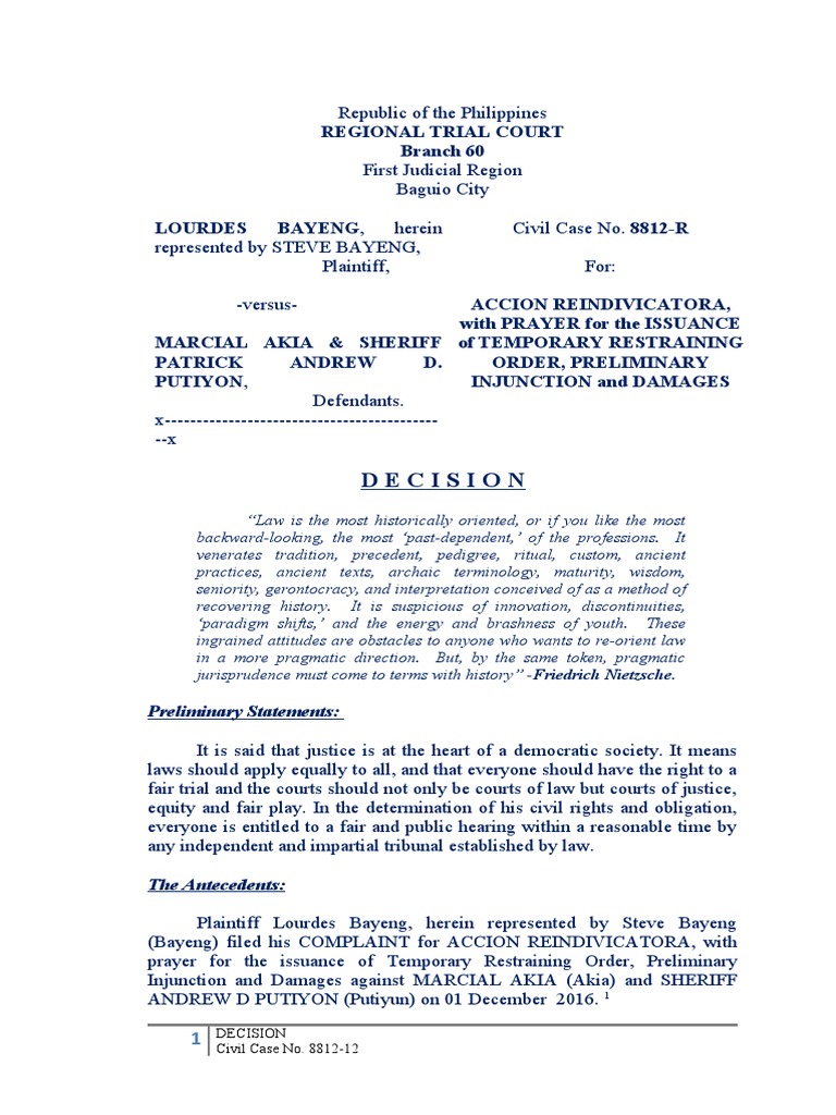 A Fair Hearing: Analyzing Competing Land Claims and the Lawful ...