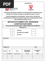 Method Statement (Backfilling Work) | PDF | Risk | Trench