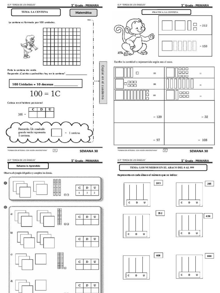 Actividades de Matemáticas y Lengua 1° Grado | PDF | Imperio Inca ...