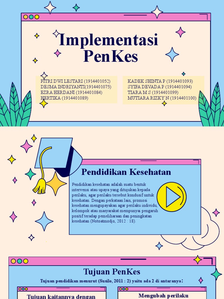 Implementasi Pendidikan Kesehatan - PPT (3) - KEL3 | PDF | Karier ...