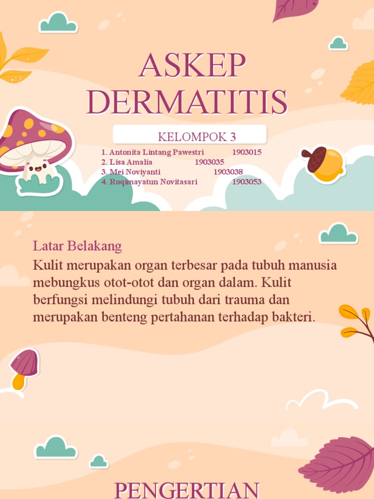 Kel 3 - PPT Askep Dermatitis-1 | PDF