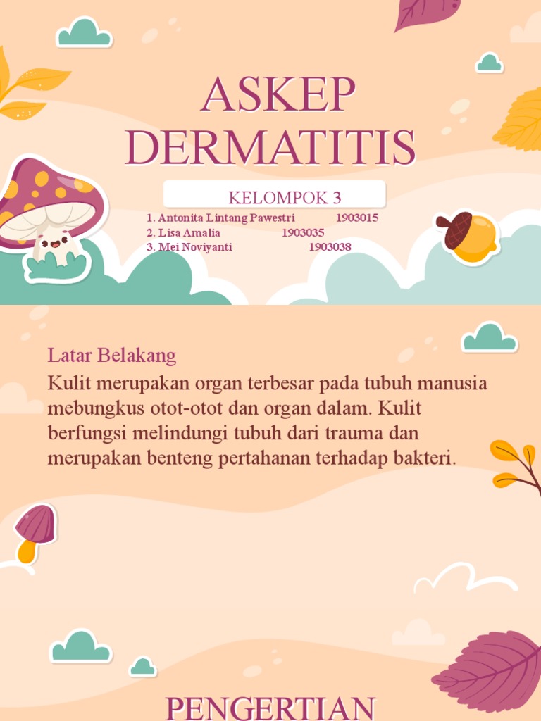 Kel 3 - PPT Askep Dermatitis | PDF