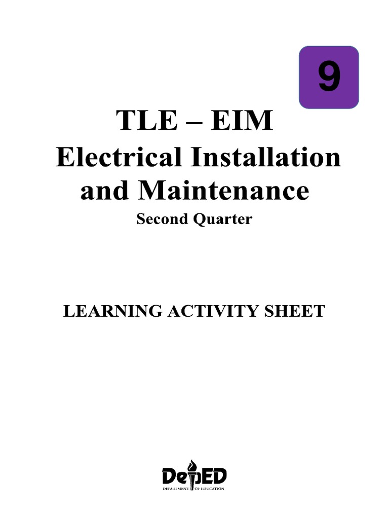 Grade 9 Q2 TLE-EIM LAS | Download Free PDF | Compact Fluorescent Lamp | Fluorescent Lamp