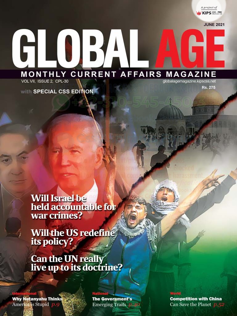 Global Age Magazine June2021 | PDF | Benjamin Netanyahu | Israel