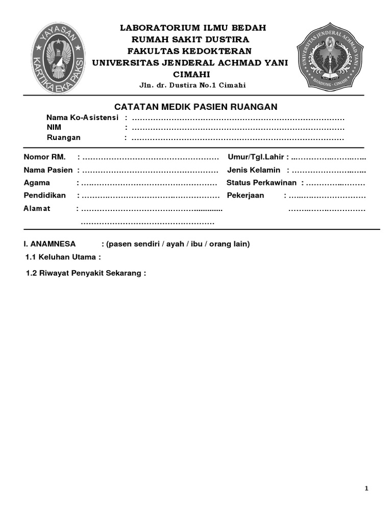 Status Bangsal Bedah | PDF