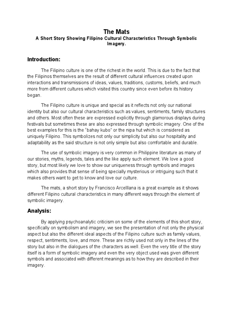 The Mats Analysis | PDF | Family