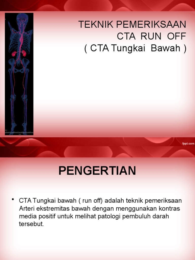 MSCT CTA Ekstremitas Bawah | PDF