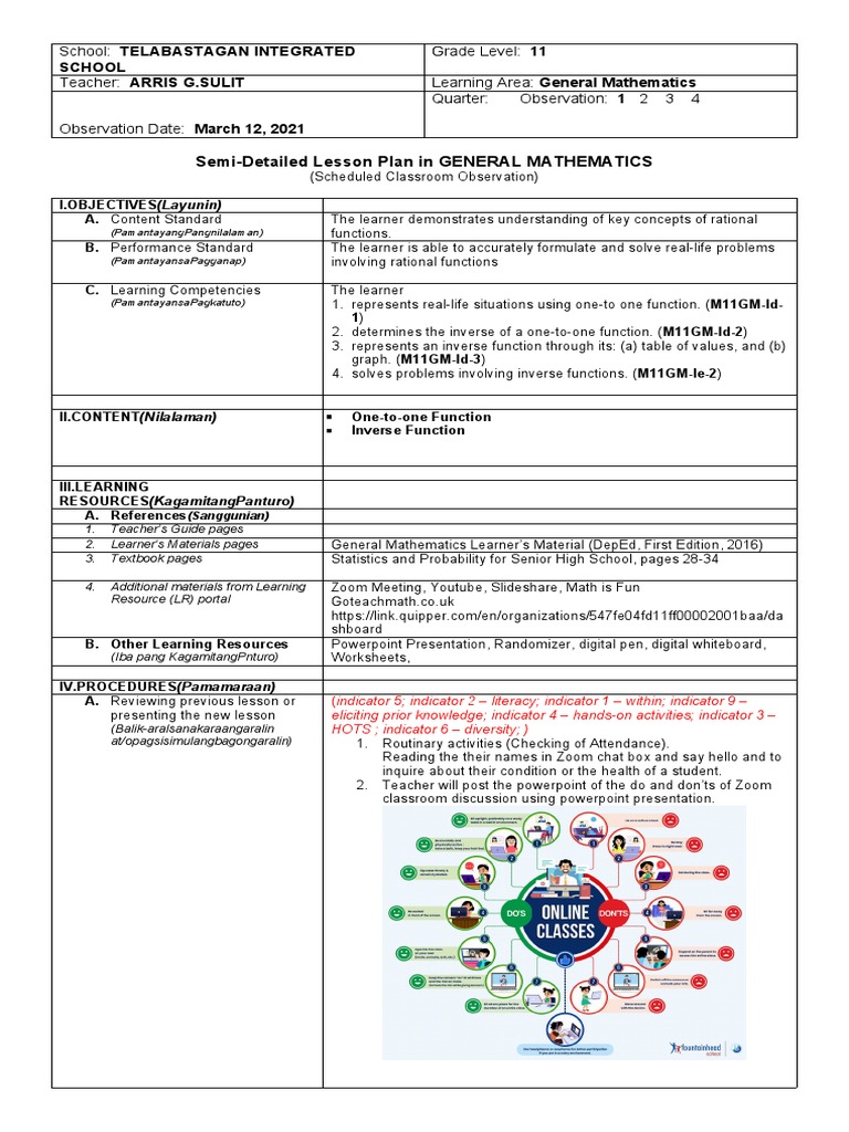 Rational Functions and Their Inverses: Representing Real-Life ...