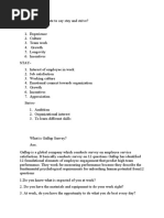 Gallup 12 Questions To Measure Employee Engagement | PDF