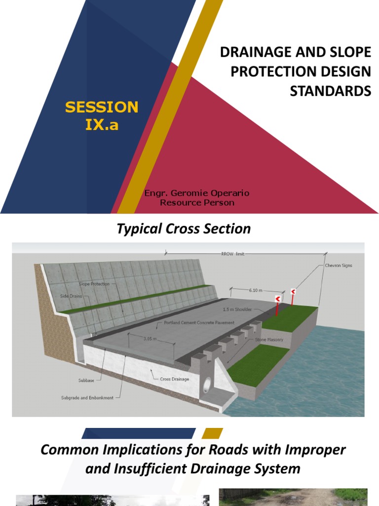 Drainage and Slope Protection | PDF | Drainage Basin | Road