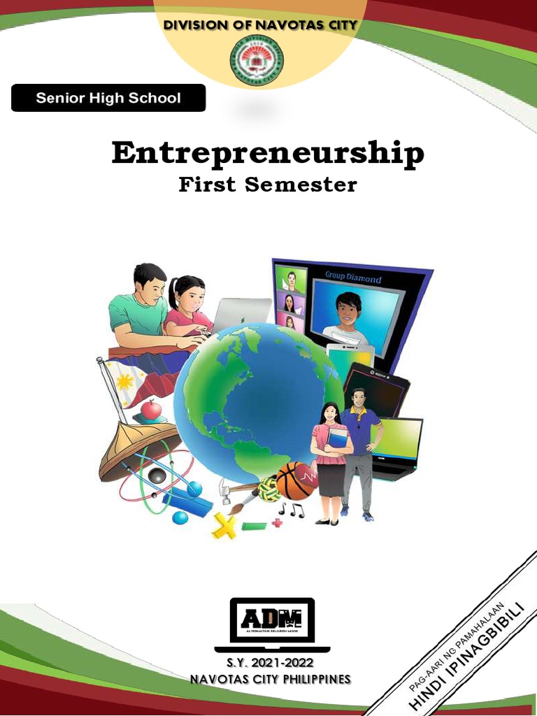 Entrepreneurship: First Semester | Download Free PDF | Entrepreneurship ...