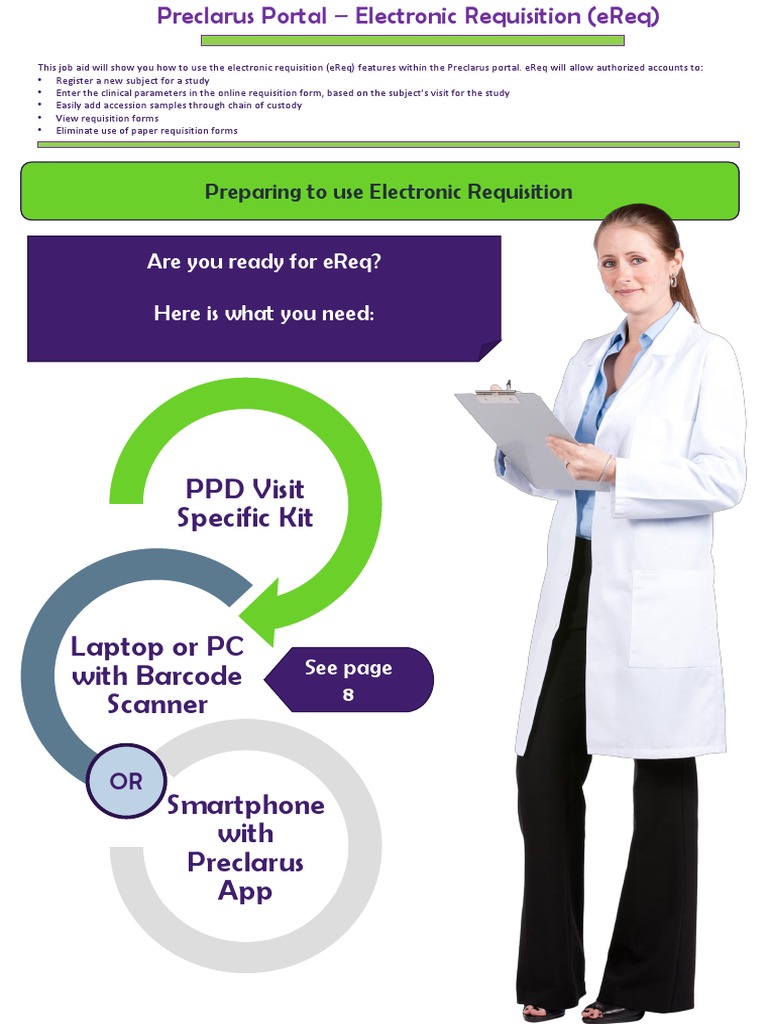Preclarus Portal Electronic Lab Requisition Guide | PDF | Barcode ...