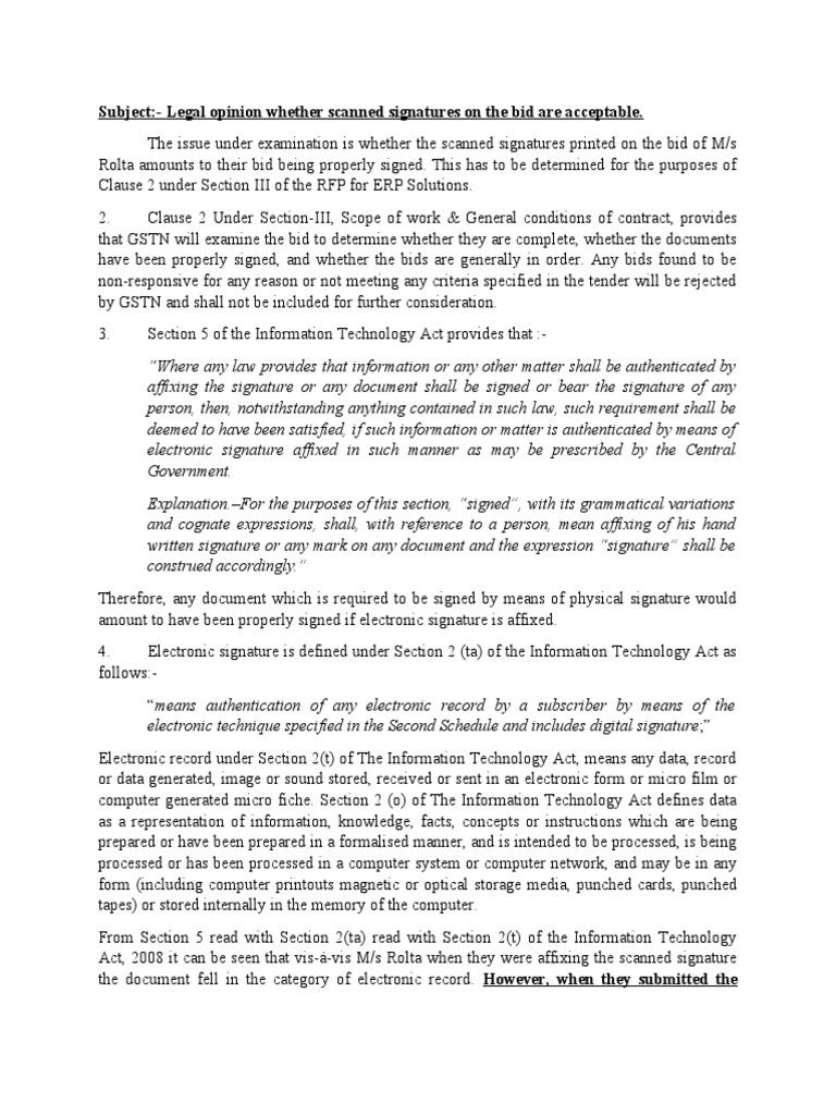 Scanned Signature-Properly Signed | PDF | Computer Data Storage ...