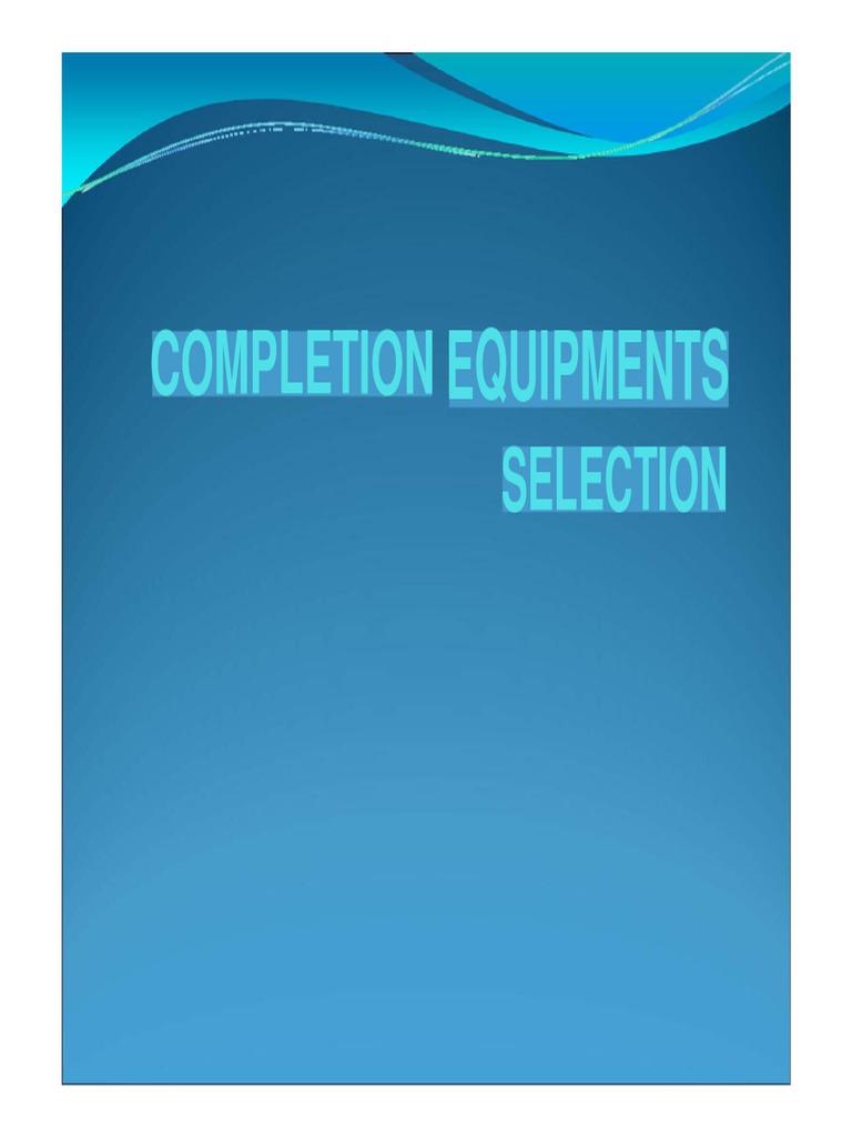 Well Equipments | PDF | Chemical Engineering | Mechanical Engineering