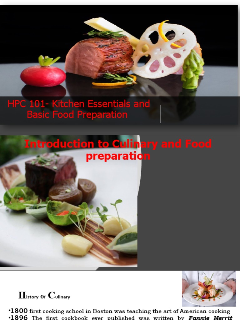 Culinary 1 | PDF | Chef | Cuisine