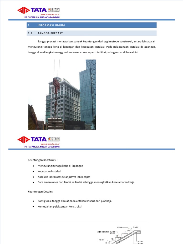 Dokumen - Tips - Metode Tangga Precast Bahana 2 | PDF