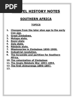 History O Level Notes ZIMSEC-1 | PDF | Archaeology | Oral Tradition