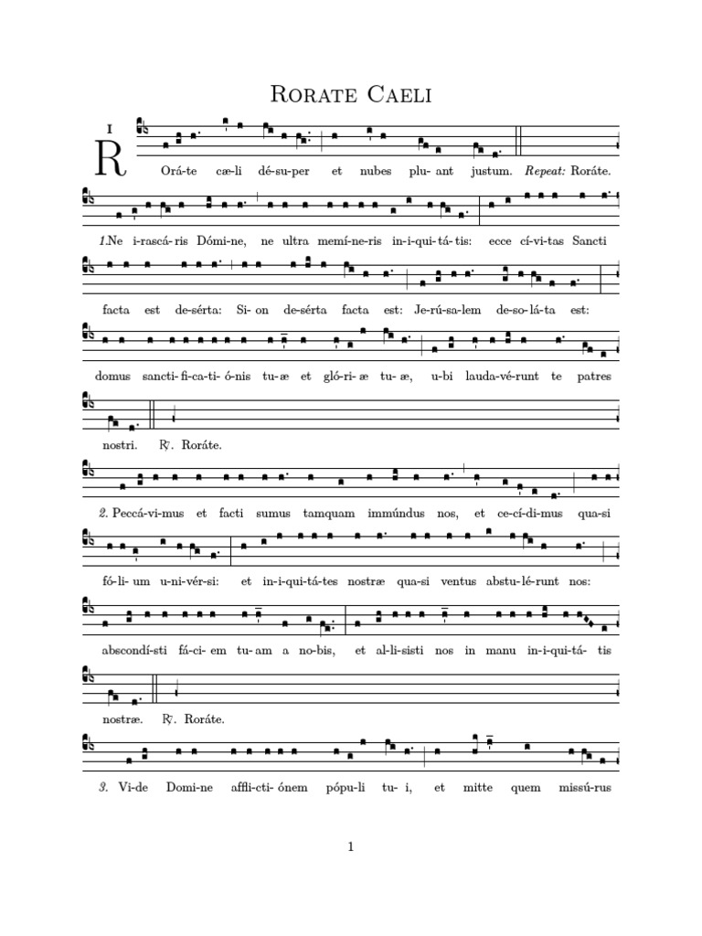 Rorate Caeli | PDF