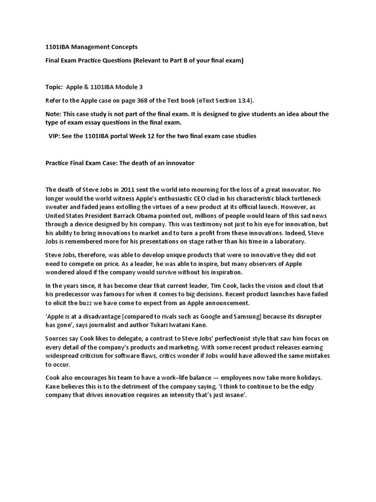 Section B Moodle Assignment Practice Question - Apple Module 3 Tri 2 ...