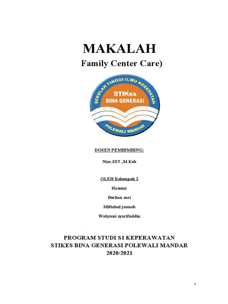 Makalah Family Center Care | PDF