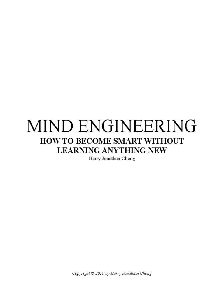Mind Engineering v2.8 | PDF | Memory | Intelligence