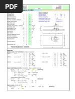 Combined Footing Design Excel Sheet | PDF | Physical Quantities | Materials